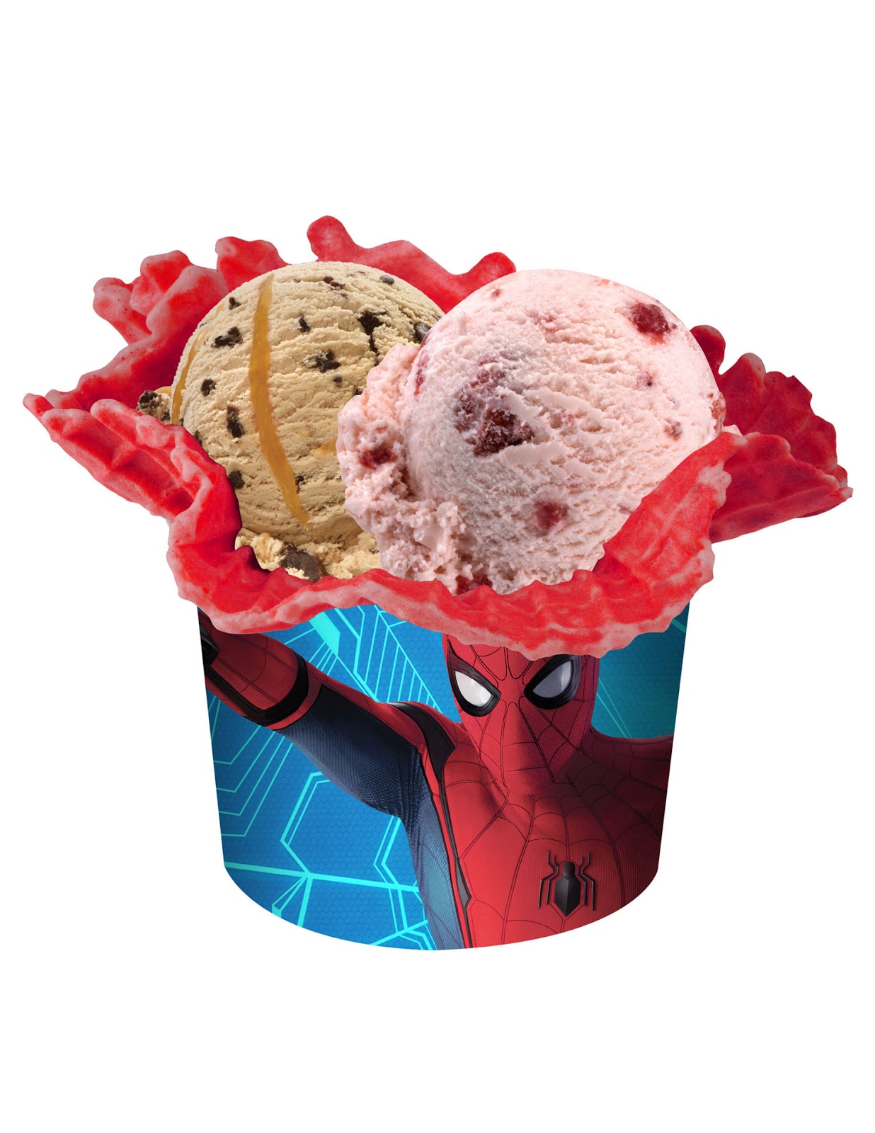The Food Alphabet and More: Baskin-Robbins welcomes back Spider-Man
