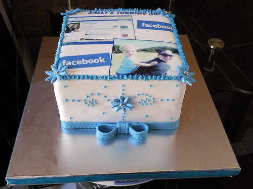 Facebook Cake