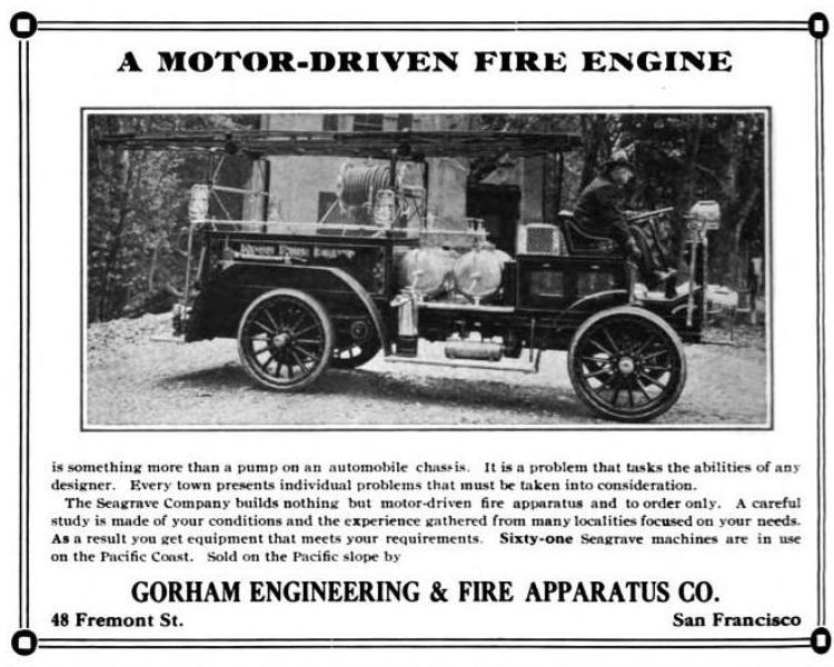 Vintage Fire Truck Advertisements: Seagrave Aerials