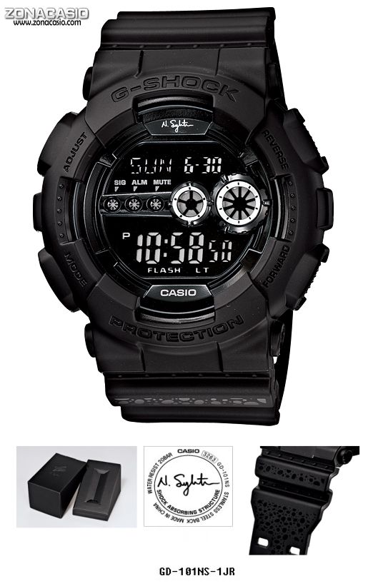 Zona Casio: Nigel Sylvester x Casio G-Shock: GD-101-NS
