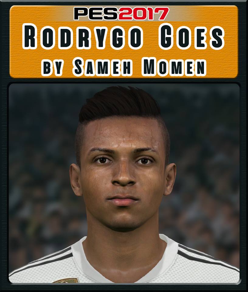 pes-modif: PES 2017 Rodrygo Goes face by Sameh Momen