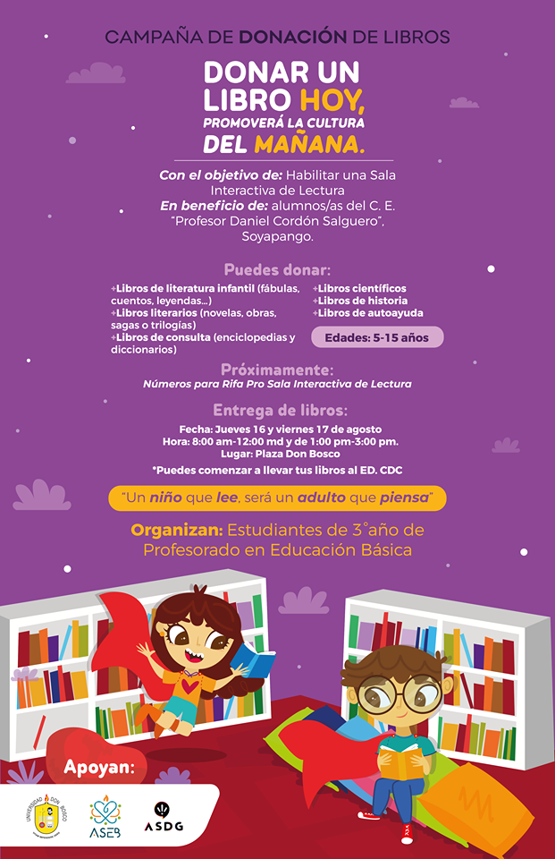 Biblioteca "Rafael Meza Ayau". Universidad Don Bosco. : Campaña de ...