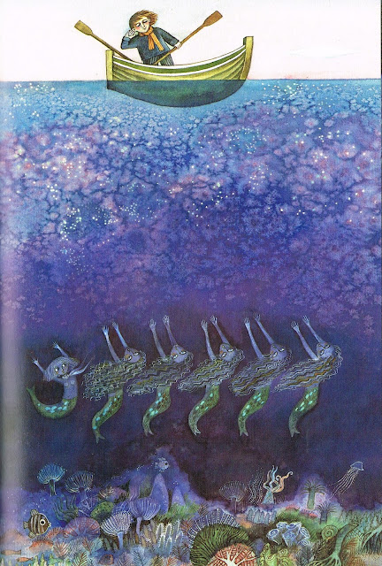 children's book illustrations: Moodie, Fiona; A mermaid's tale/Ein ...