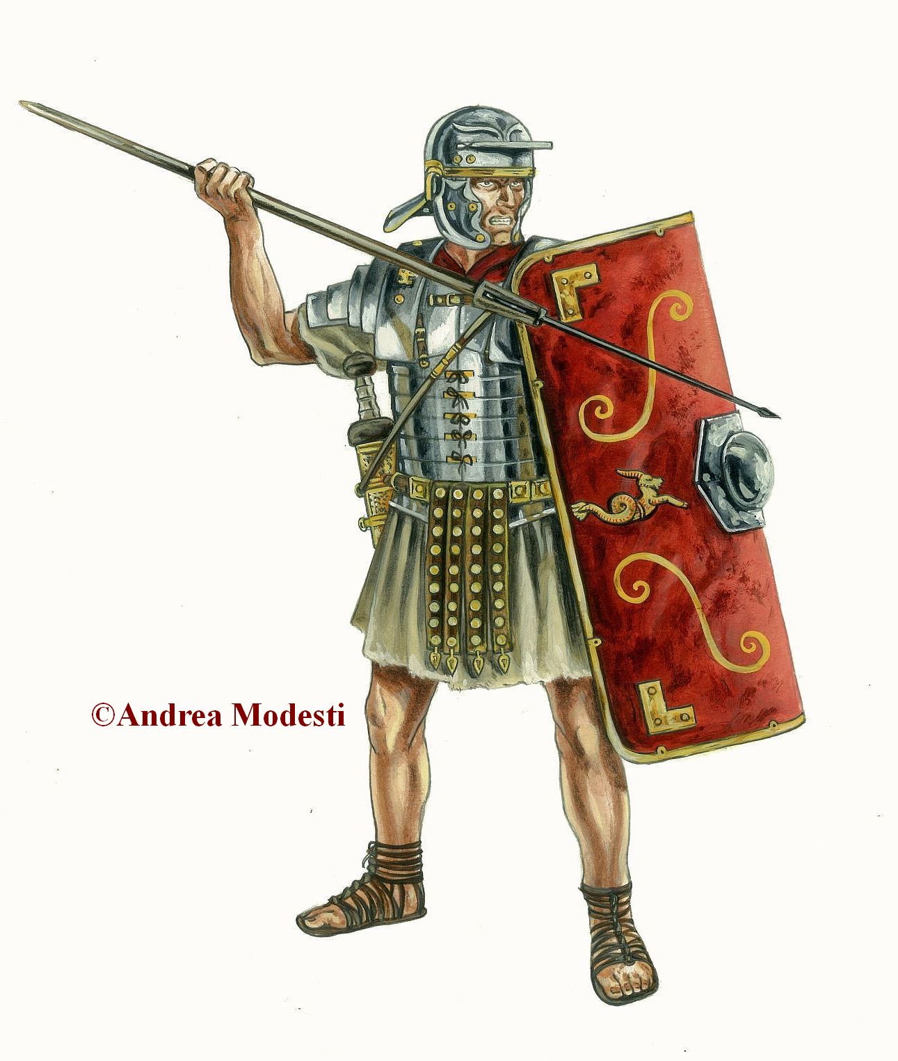 Andrea Modesti Art and Illustration: Roman Soldiers, Celts and Germans