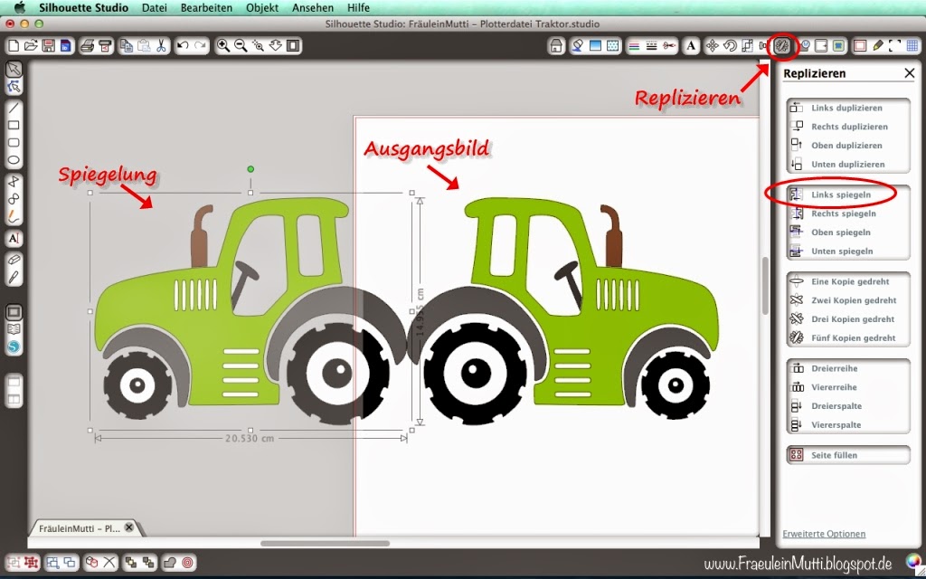 FräuleinMutti: Plotter Tutorial #2: Wie schneide ich ein Motiv?