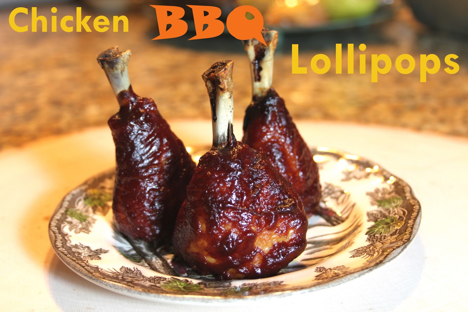 Effortnesslessly: Chicken BBQ Lollipops