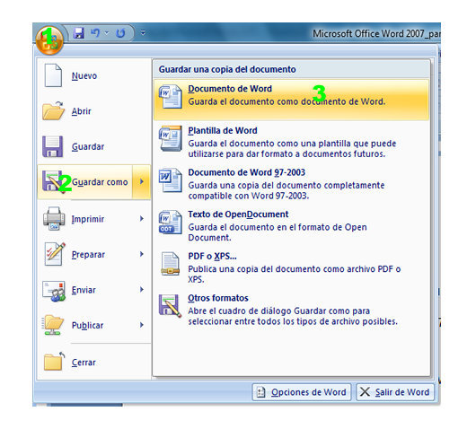 Tus Clases en Linea: Guardar, Abrir y Cerrar un Documento en Microsoft Word