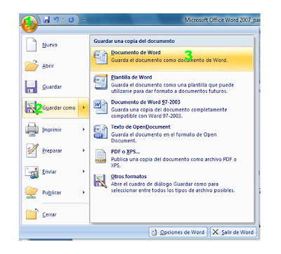 Tus Clases en Linea: Guardar, Abrir y Cerrar un Documento en Microsoft Word