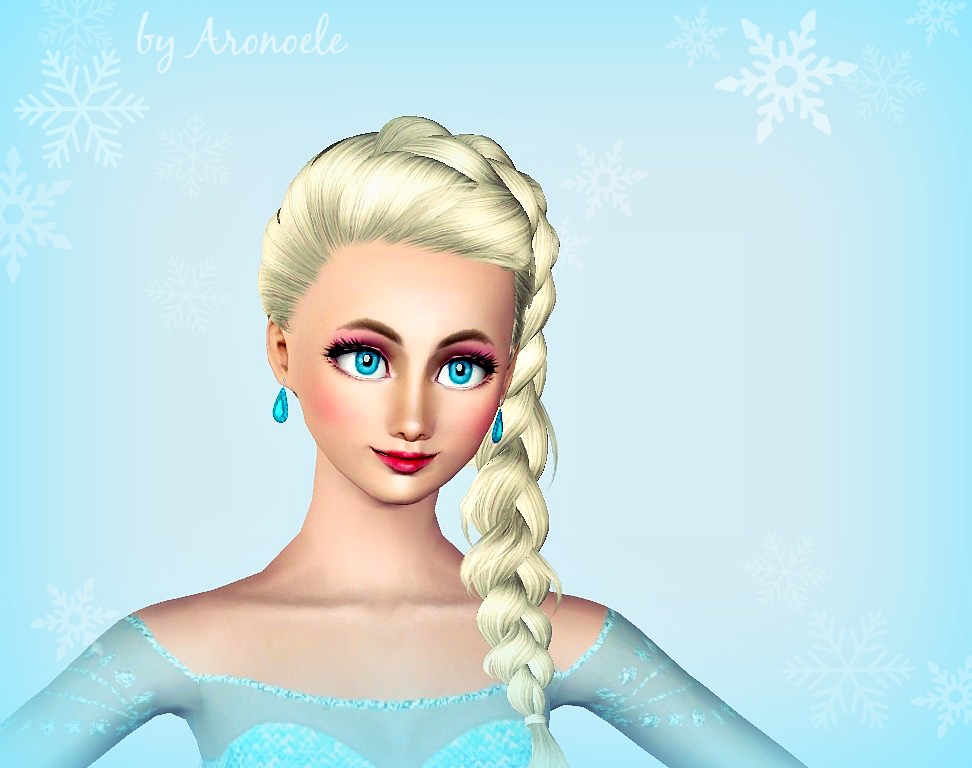 Aronoele Sims: Elsa Frozen princess - new version