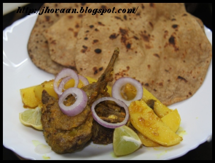 Jhovaan - Meal (in Konkani): Recipe: Chaap ne Bataka Roast - Gujarati ...