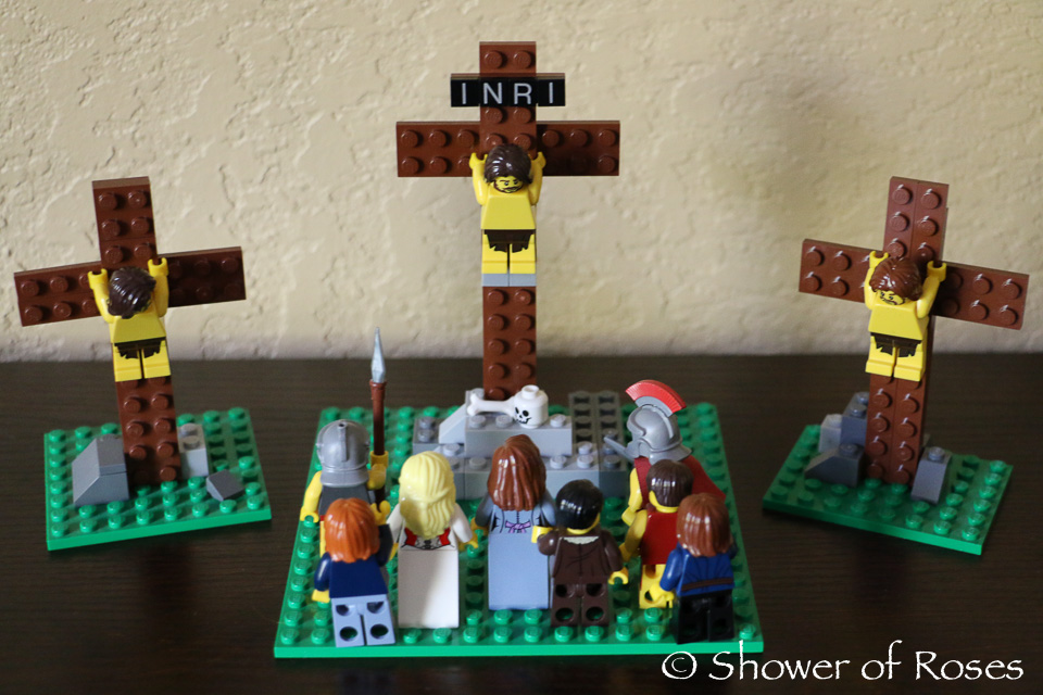 Shower of Roses: The Easter Story {LEGO Edition}