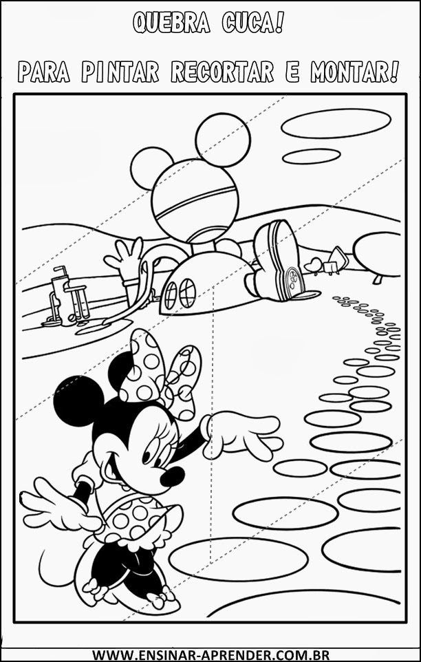 DIVERSAS ATIVIDADES TEMA: MINNIE - Cantinho do Educador Infantil ...