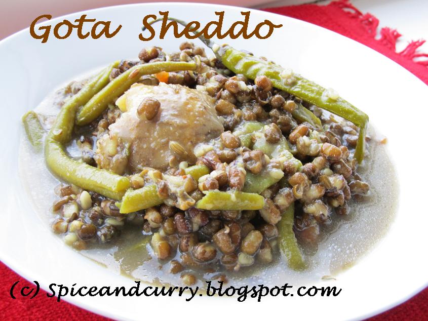 Spice and Curry: Gota Sheddu