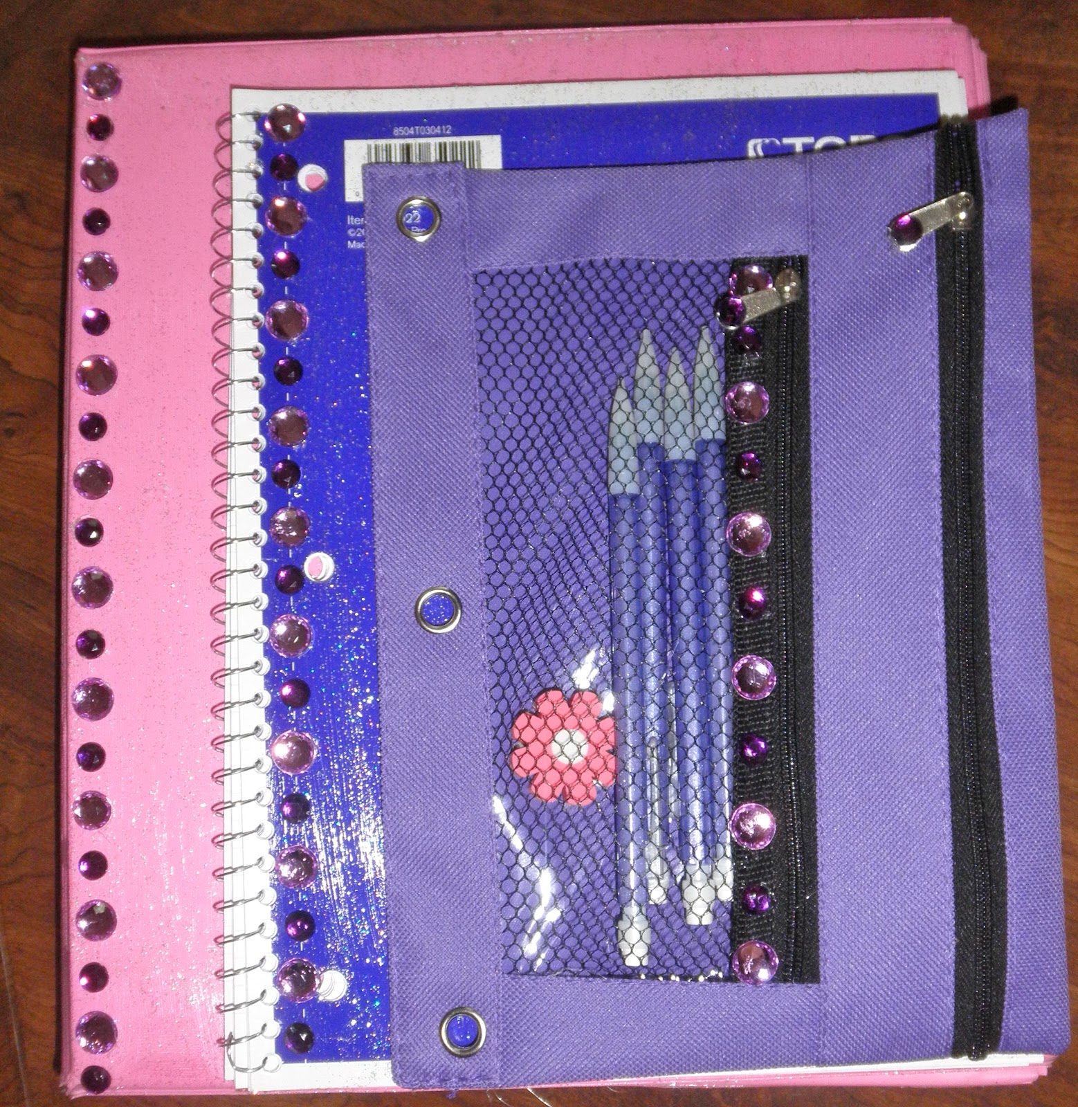 Caroline's Creations and Crafts: Decorated School Binders, Notebooks ...