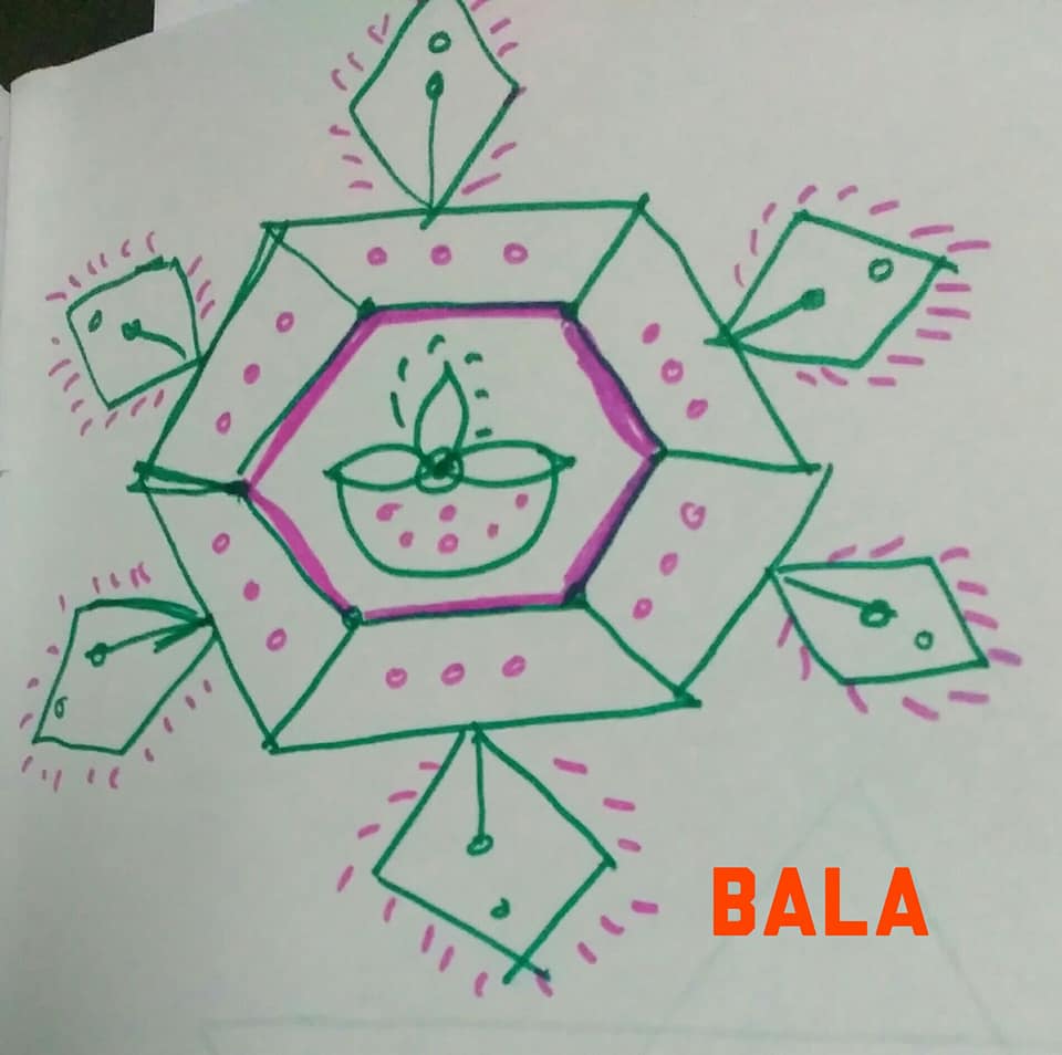 TELUGU WEB WORLD: 10+ DEEPALA MUGGULU DESIGNS AND RANGOLI ART PATTERNS 2018