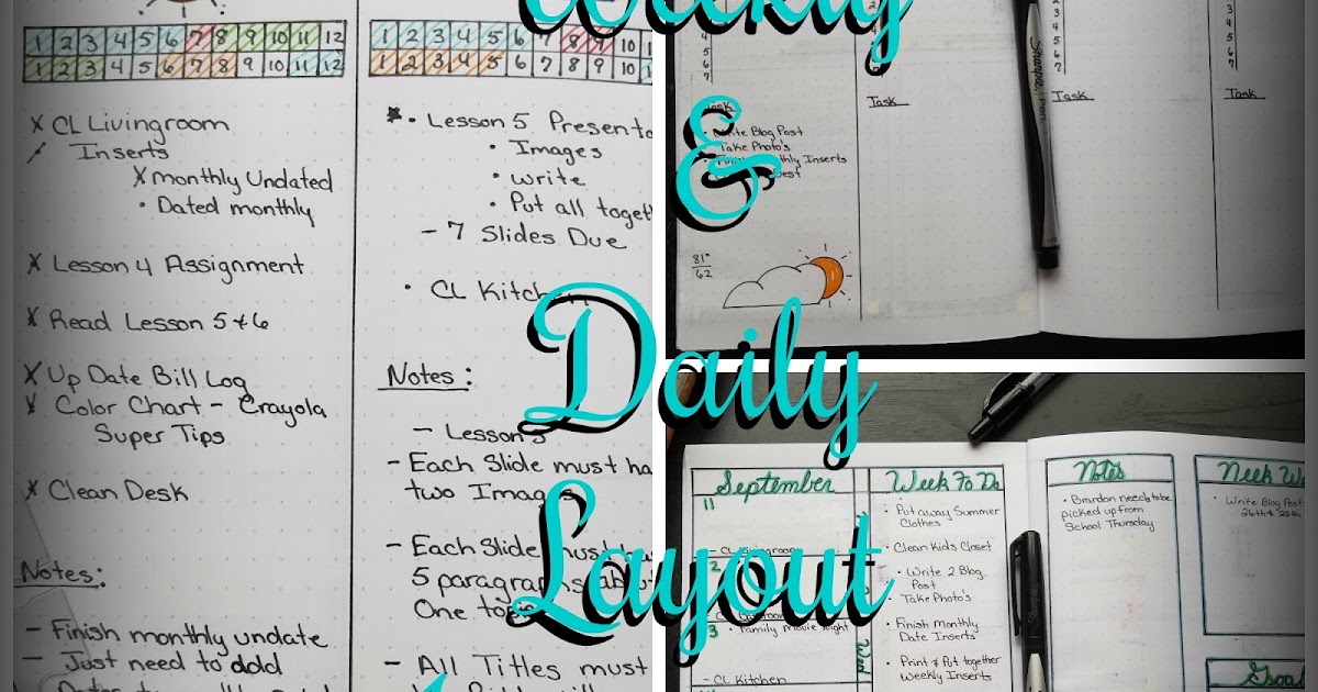 PlanneryButterfly: Weekly or Daily Layout Inspiration!