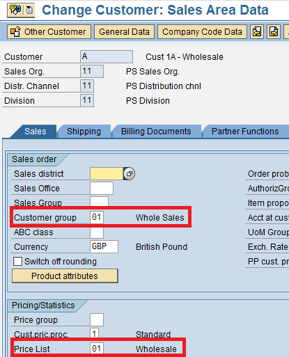 SAP Sales and Distribution: Price List - Price Group