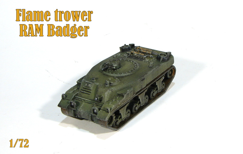 Gulumik Military Models: RAM Flame Thrower Badger 1/72