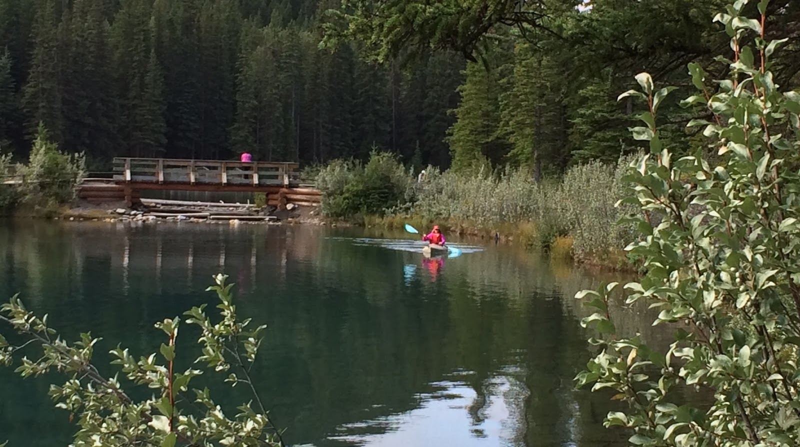 Paddling Near Edmonton, Alberta, Canada: Mount Lorette Ponds, Kananaskis