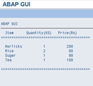 SAP ABAP 4 Tutorial: Hashed Internal Table