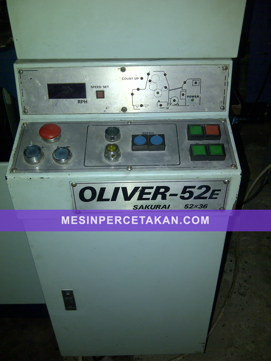 Sakurai Oliver 52E | Japan Printing Machine SALE > Sakurai Indonesia