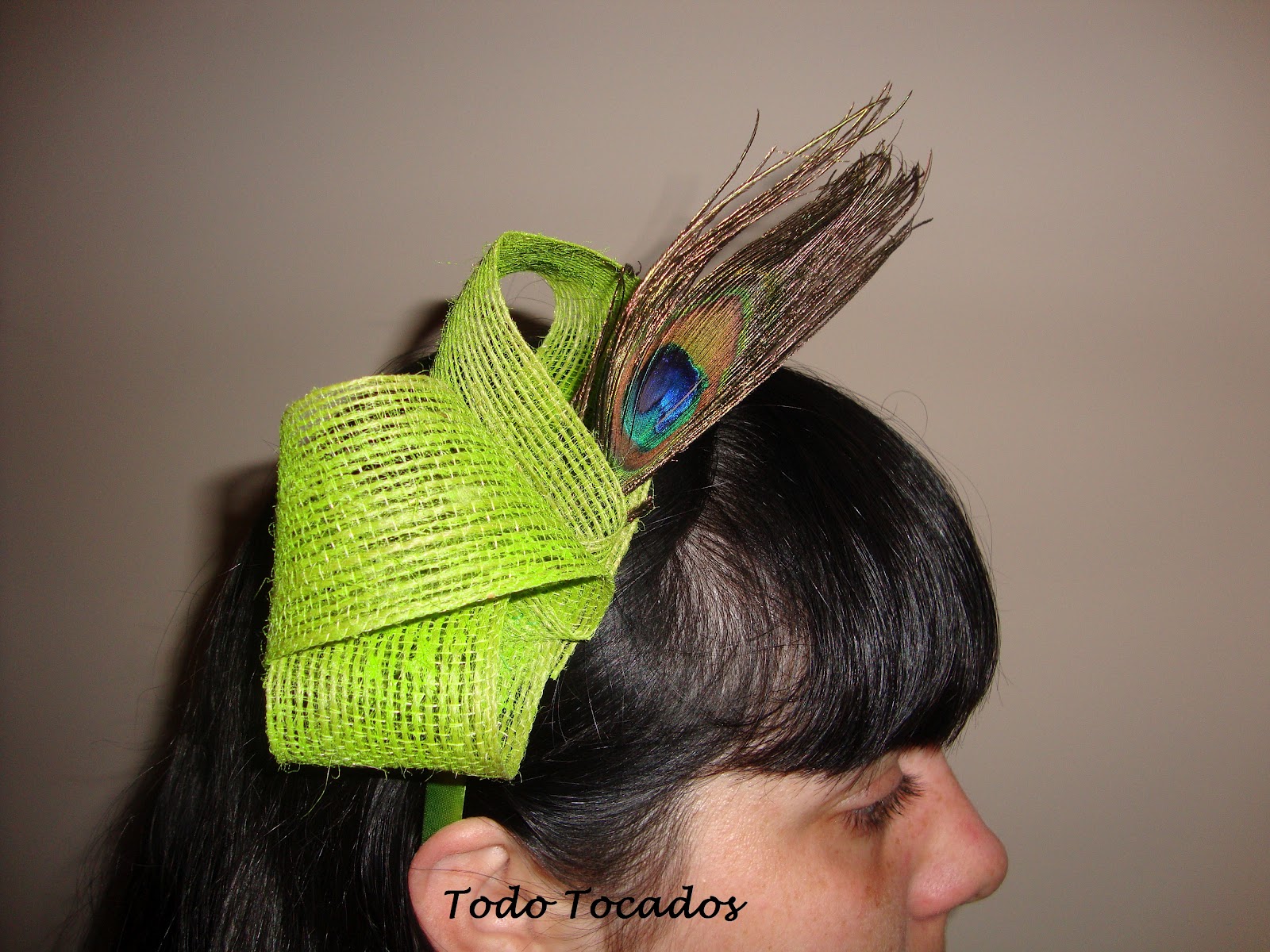 Todo Tocados: Diadema Pavo Real