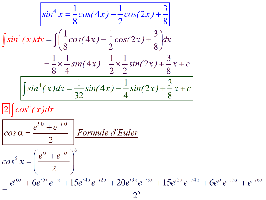 Integration of power of trig functions ( exponent: even) PART1/2 ...