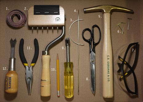 Pleased as Punch: {Loot} Upholstery Tools