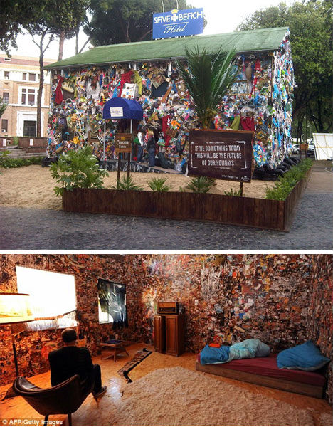 10 Unique Hotels that build from Recycled Materials | Free unique Info