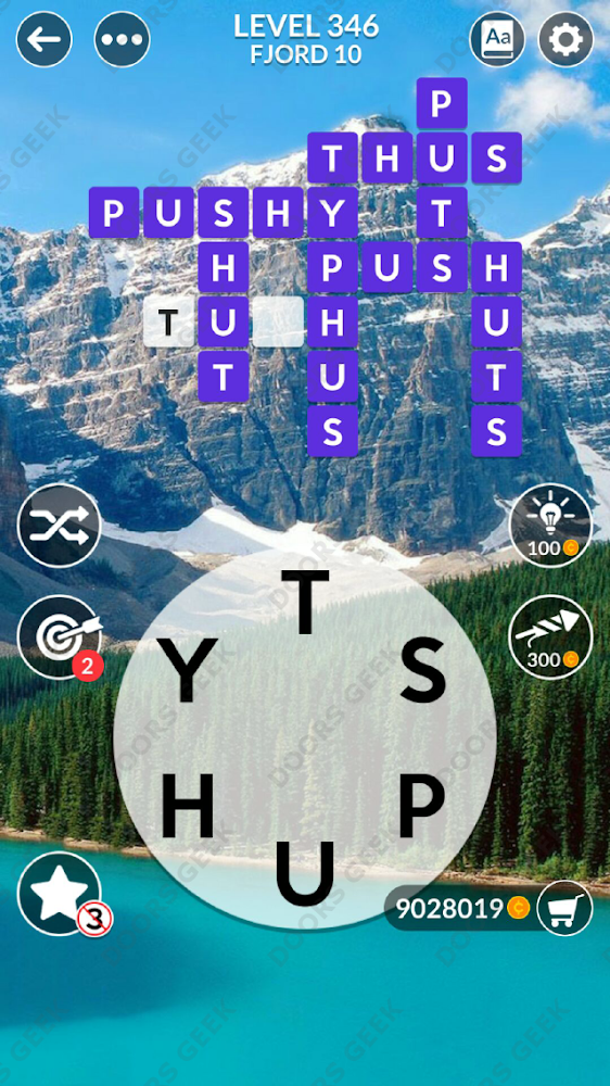 Wordscapes Level 346 Answers ~ Doors Geek