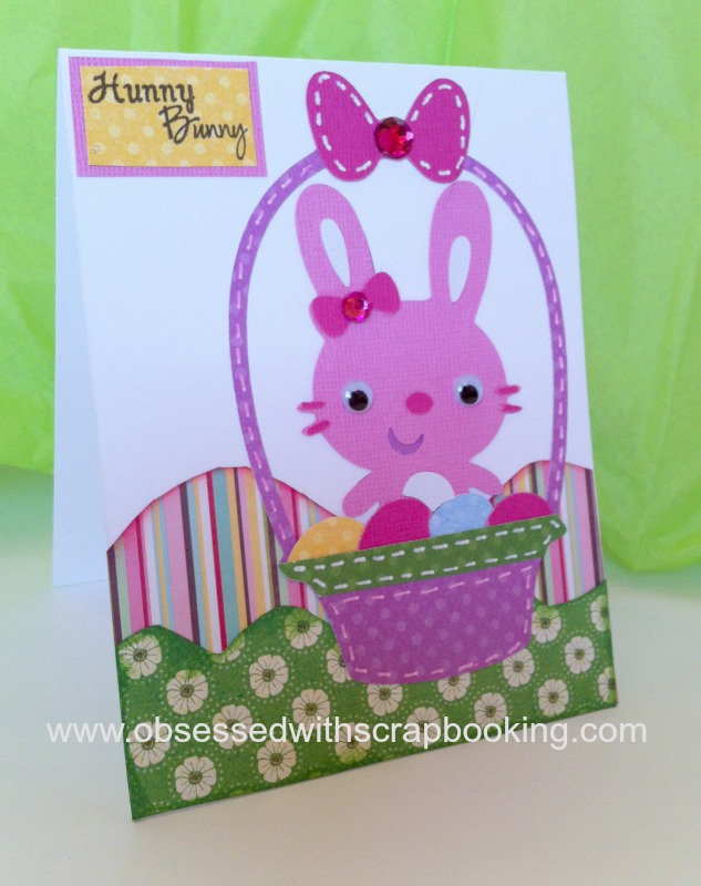 Obsessed with Scrapbooking: Happy Easter Cricut Baby Steps Bunny Card