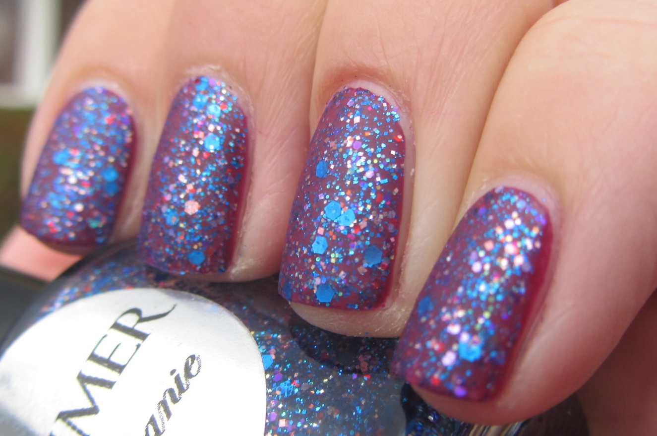 My Nail Polish Obsession: Shimmer Polish Stephanie + OPI Casino Royale