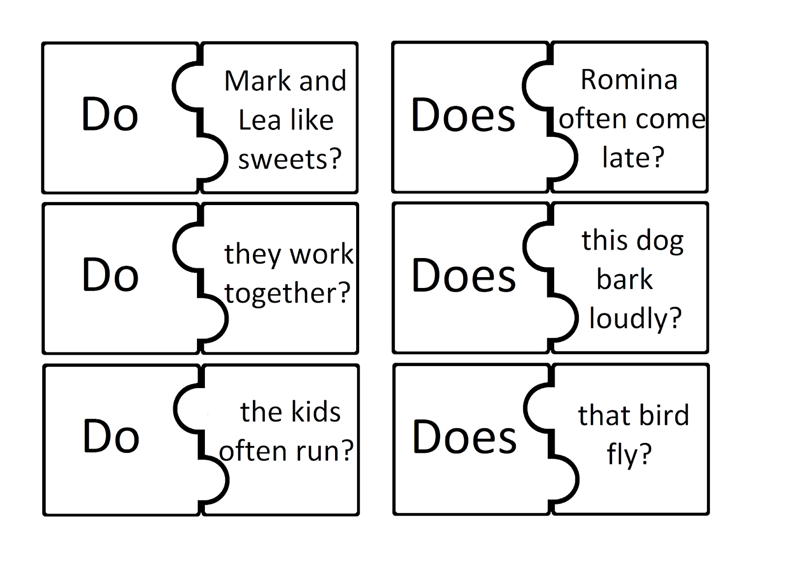 moje pomysły jak ...: Present Simple - Questions