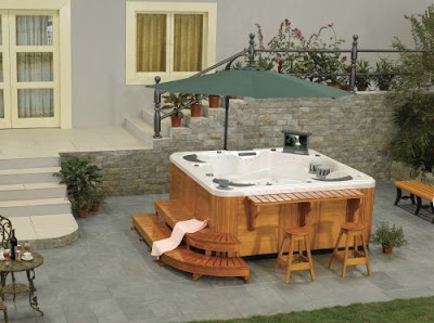 Jacuzzi para exteriores ~ Decoración Minimalista y Contemporánea