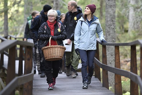 Crown Princess Victoria's hiking in Ångermanland
