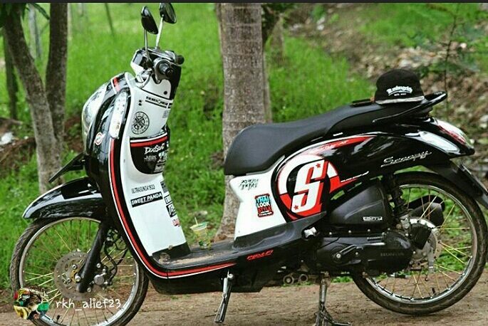 86 Foto Modifikasi Honda Scoopy Fi Retro Modern Terbaik