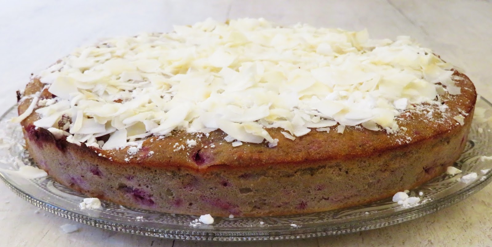 Gâteau à la noix de coco et aux framboises - Ma petite cuisine ...