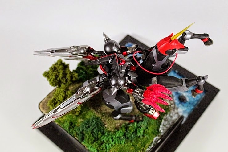 Gundam Family: HGUC 1/144 Master Gundam + Fuunsaiki Diorama Custom Build