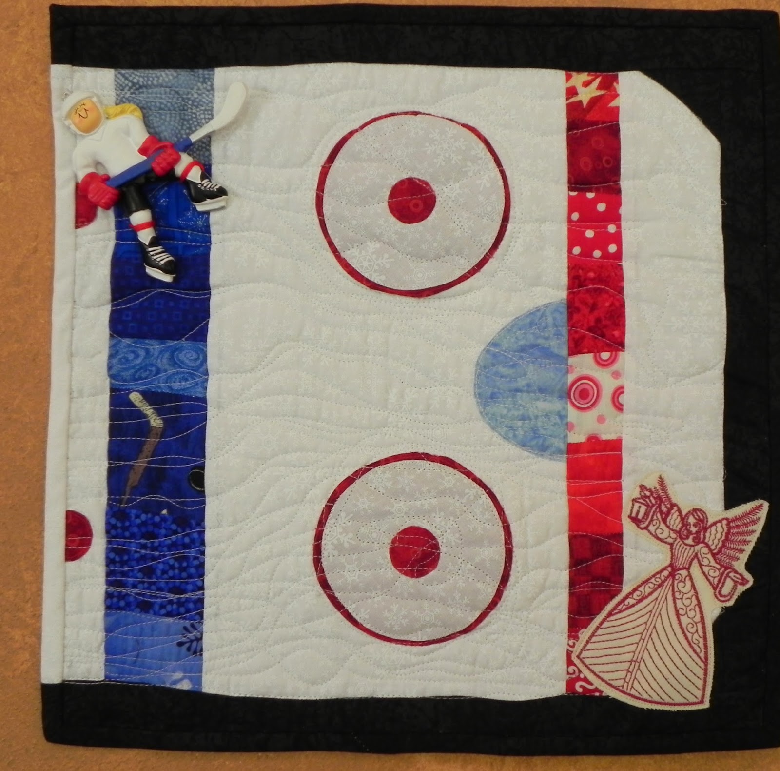 Bell Creek Quilts: My Angel of Light Quilt...Hockey Style