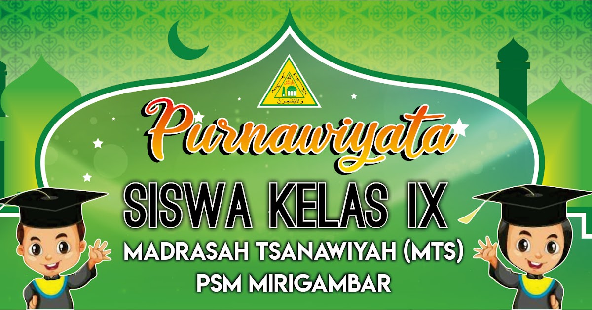 template design gratis: free template banner wisuda / purnawiyata SD ...