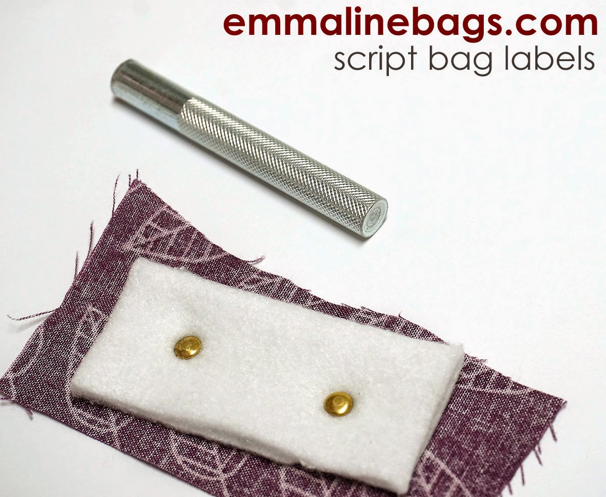 Emmaline Bags: Sewing Patterns and Purse Supplies: Script Labels are ...
