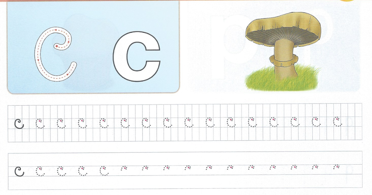 Aprende Brincando: Caligrafia - Letra C