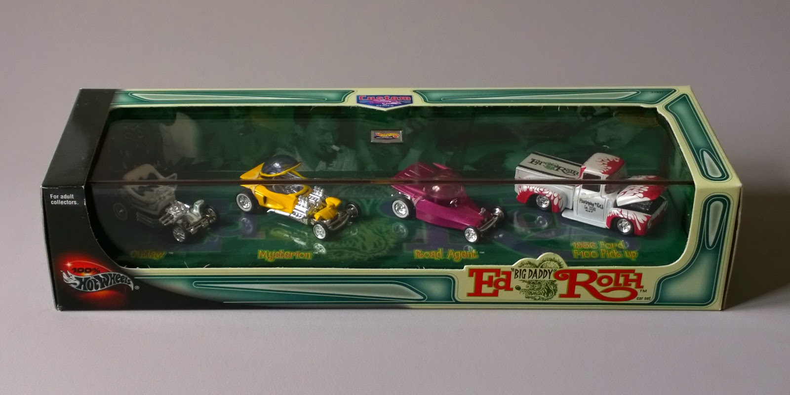 Sixty Four Ever Diecast: Ed "Big Daddy" Roth Car Set by Hot Wheels