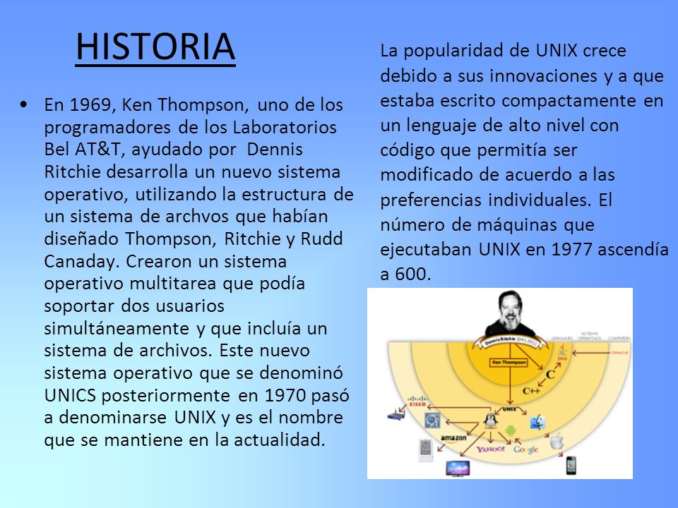 Historia de unix