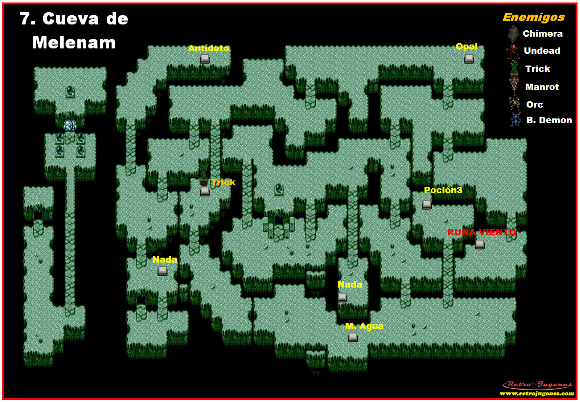 The 7th Saga [Guía] 7.Mapas ~ RetroJugones