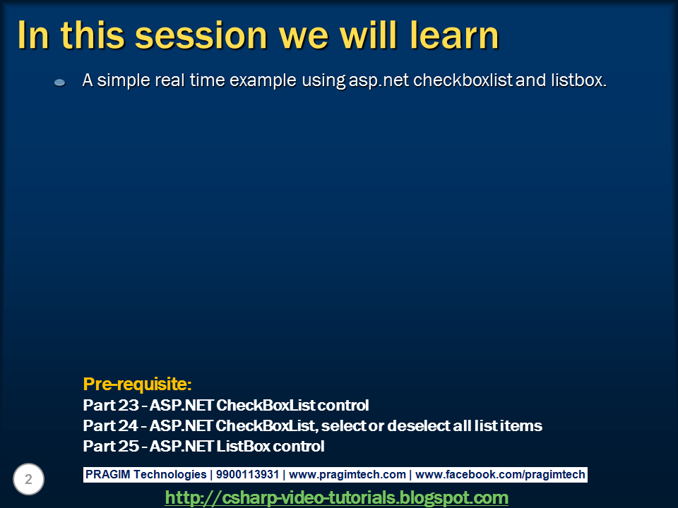 Sql Server Net And C Video Tutorial Part 26 Checkboxlist And Listbox Real Time Example