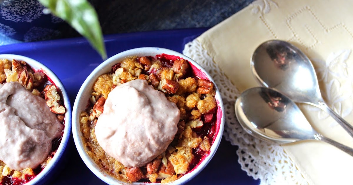 Mixed Berry and Orange Crumble With Coconut Cream | Desire Empire