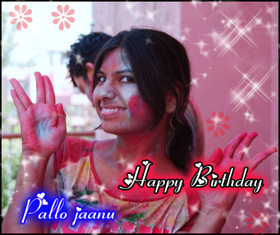 Happy Birthday Pallavi :)