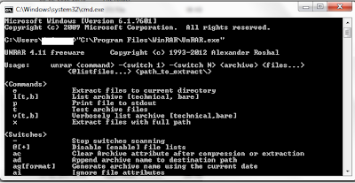 Compression Technology: Command Line For Extraction and Decompression
