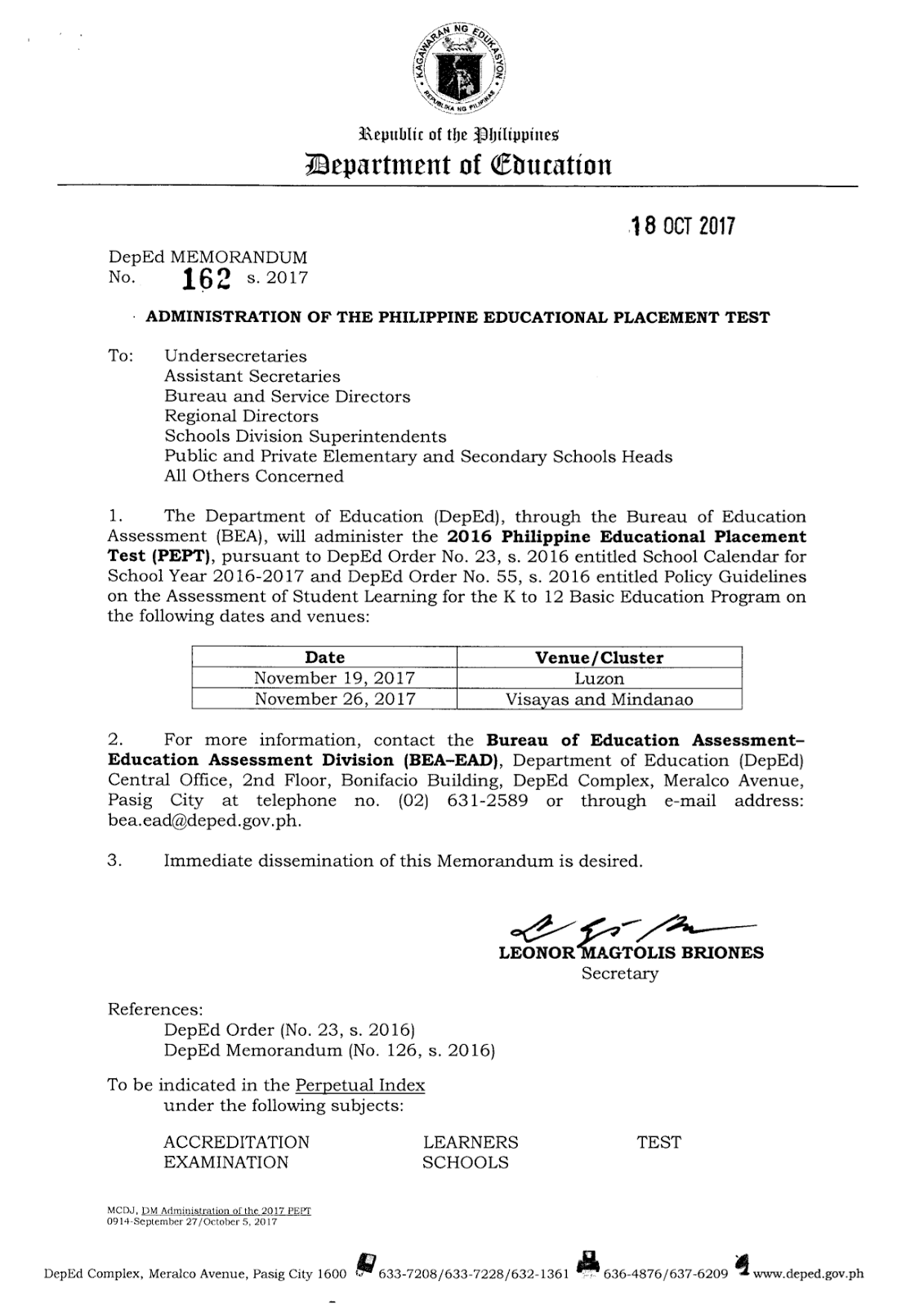 Alternative Learning System (ALS) Accreditation and Equivalency
